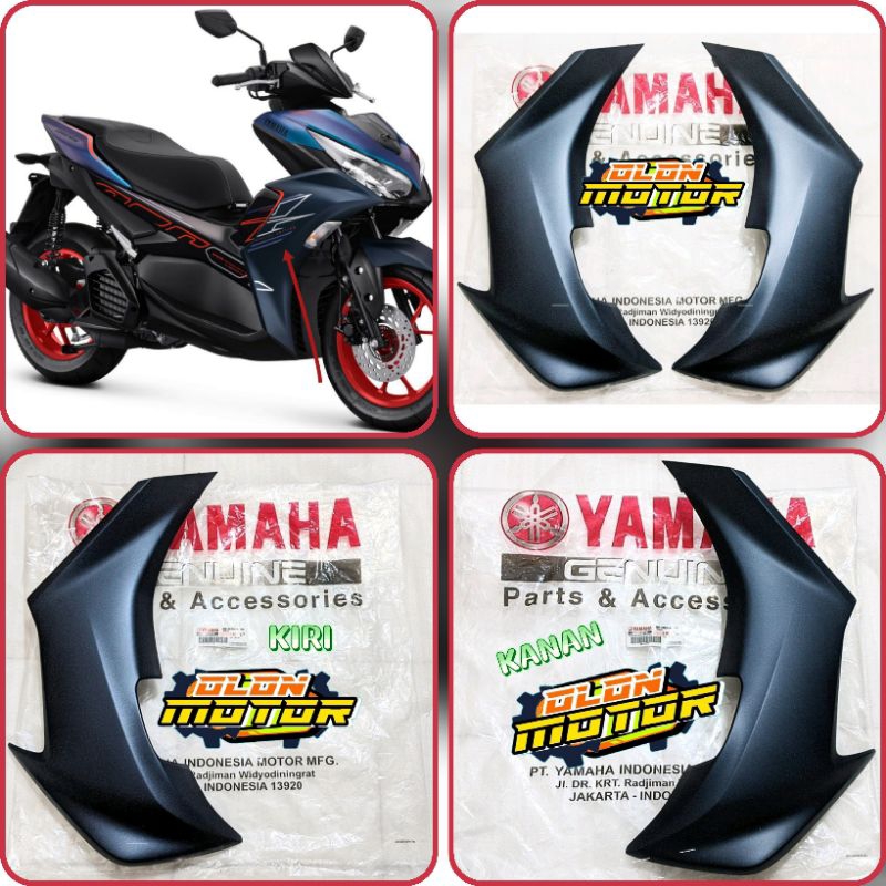 Jual BODY COWLING SAYAP KANAN/KIRI ALL NEW AEROX 155 2023 BIRU DOF ...