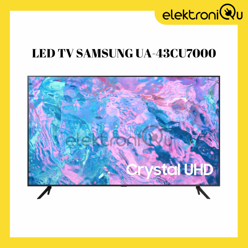 Jual TV LED SAMSUNG 43INCH UA-43CU7000 CRYSTAL UHD SMART TV | Shopee ...