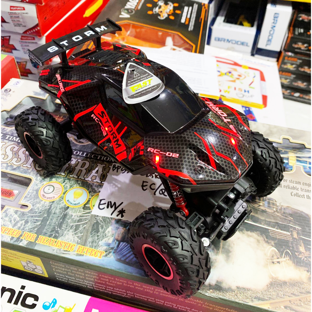 Jual Mobil Remote Control Offroad Truk Monster Warna Biru | Shopee ...