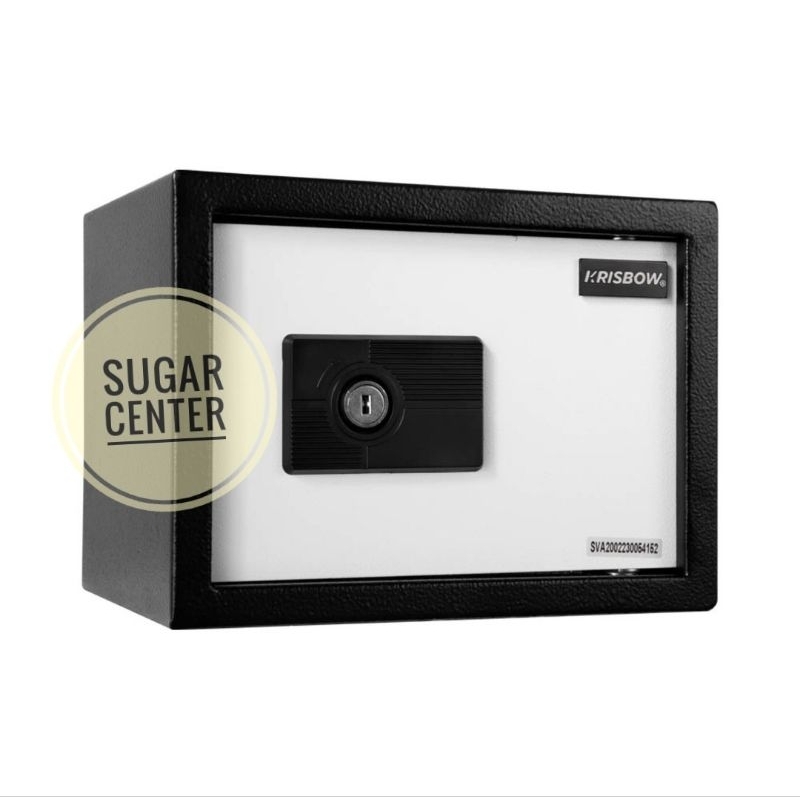 Jual Krisbow Brankas Besi 17ck 1/3 Mm Hitam Putih/Steel Safe Krisbow ...