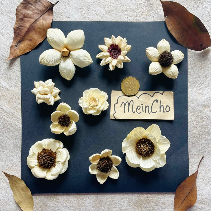 Jual Bunga Klobot Bunga Lontar Bunga Kulit Jagung Mawar Peony Matahari ...