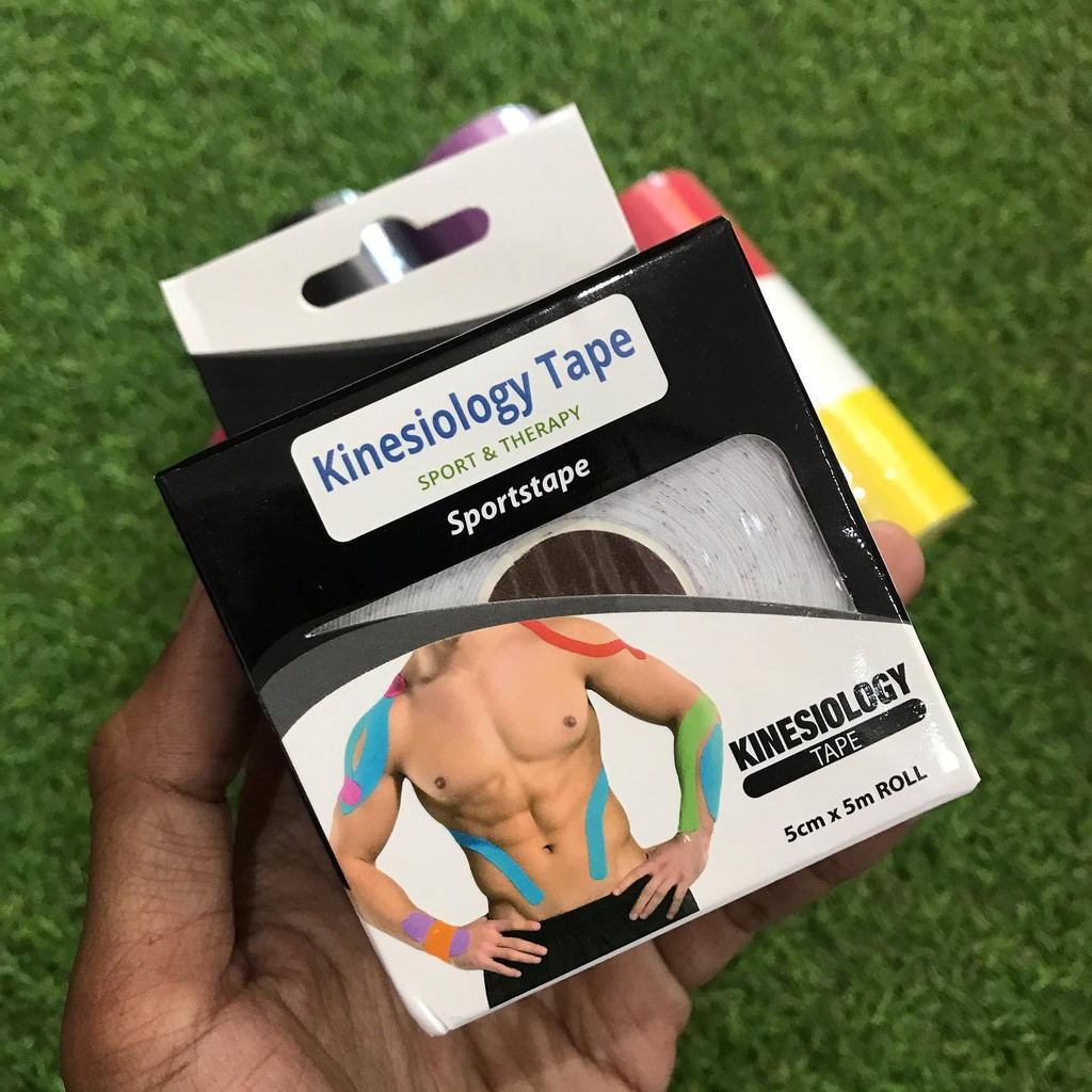 Jual Kinesio Tape 5CM x 5M Murah / Kinesiologi Tapping Olahraga / Athletic Sports Elastic ...