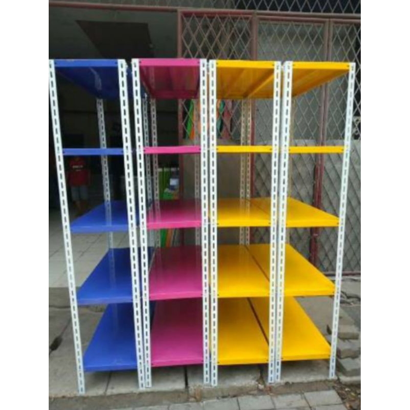 Jual Rak besi L40cmxP100cmxT200cm rak serbaguna kuat | Shopee Indonesia