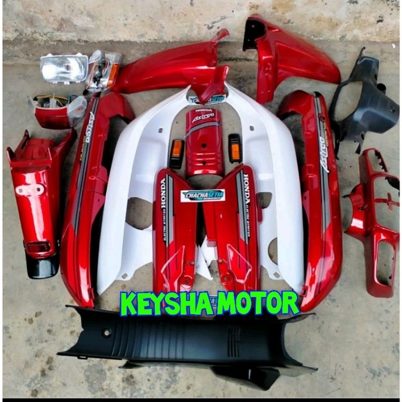 Jual BODI BODY SET ASTREA GRAND BULUS MERAH | Shopee Indonesia