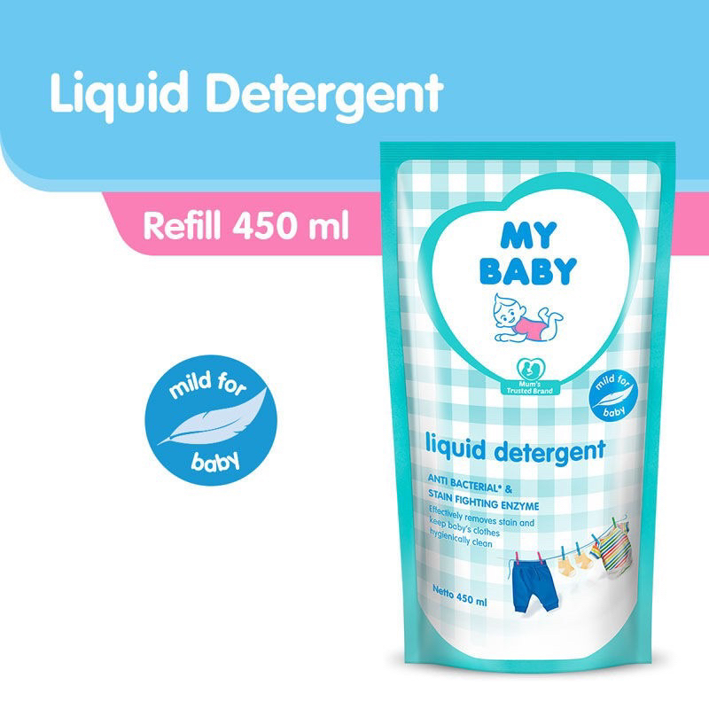 Jual My Baby Liquid Detergent 450ml Sabun Deterjen Pencuci Pakaian Bayi ...