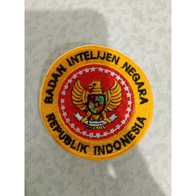 Jual logo BIN bordiran logo badan intelijen logo bin | Shopee Indonesia