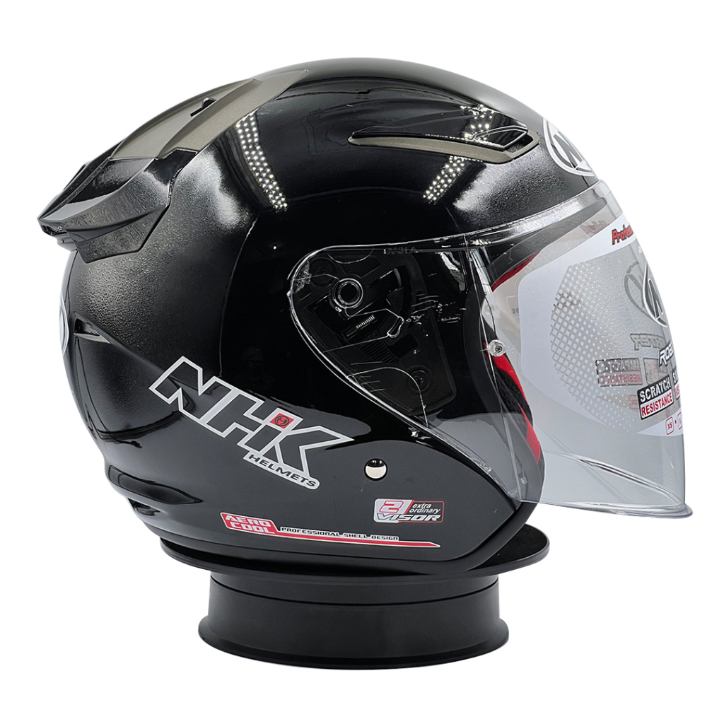Jual Helm NHK R1 Solid Black | Shopee Indonesia