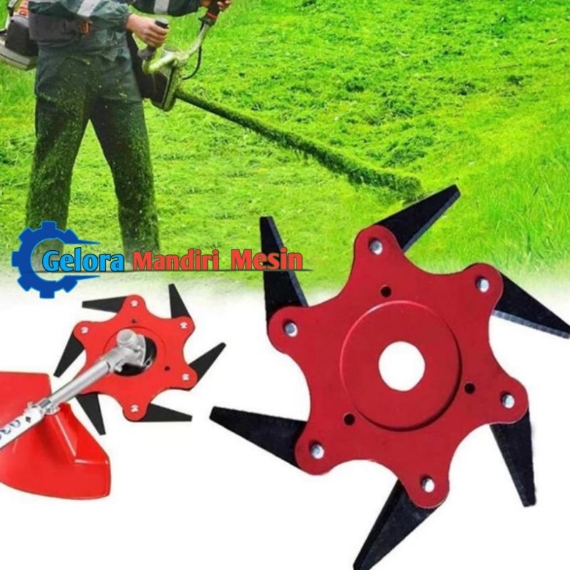 Jual Mata Pisau Potong Rumput Model 6 Jenis Mata Pisau | 6 Blade ...