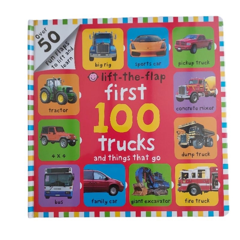Jual PRIDDY BOOKS - FIRST 100 TRUCKS AND THINGS THAT GO | Shopee Indonesia