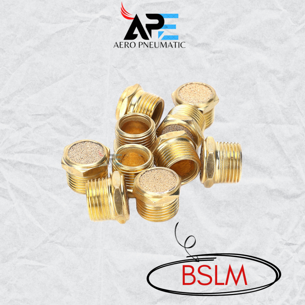 Jual BSLM FITTING SILENCER RATA PNEUMATIC EXHAUST / MUFFLER PNEUMATIC BSLM | Shopee Indonesia