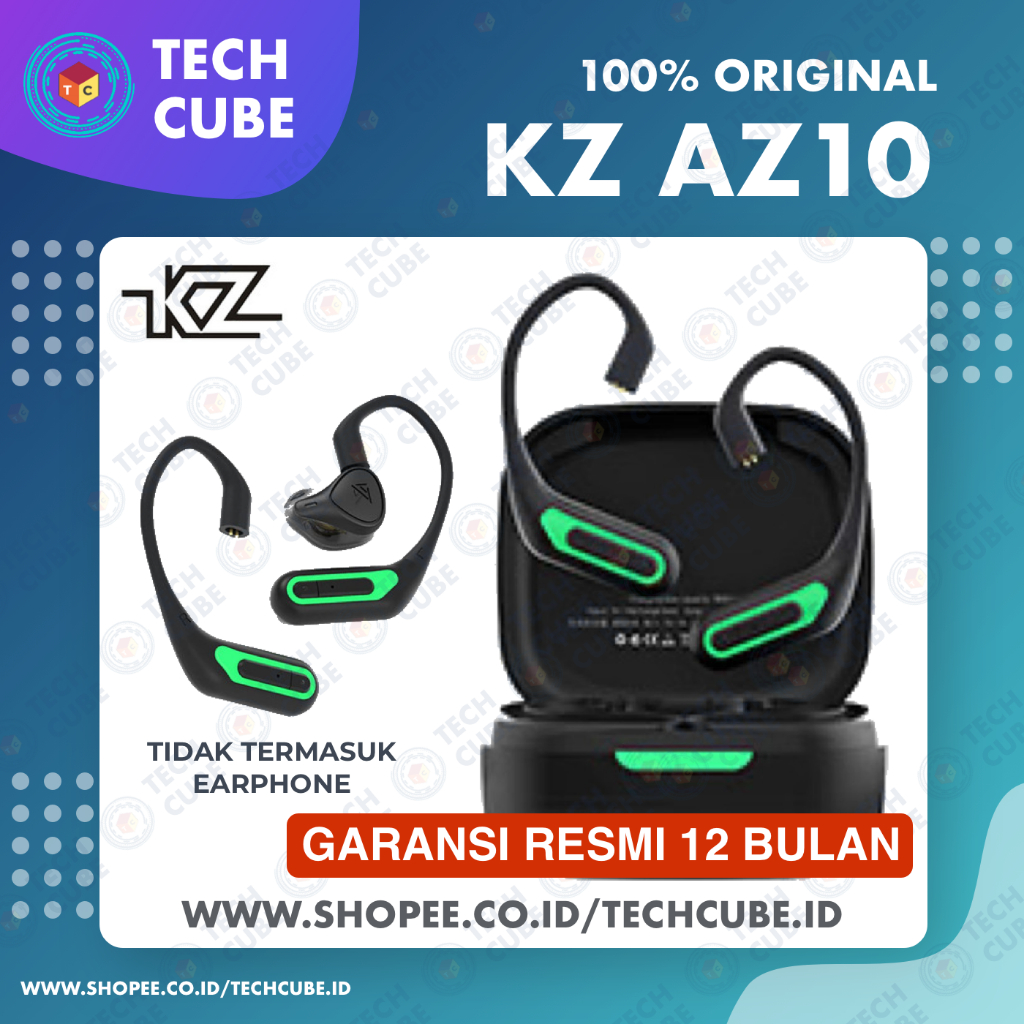 Jual KZ AZ10 TWS HD Upgrade Type C Bluetooth Earphone ZSN DQ6 Alt AZ09 ...