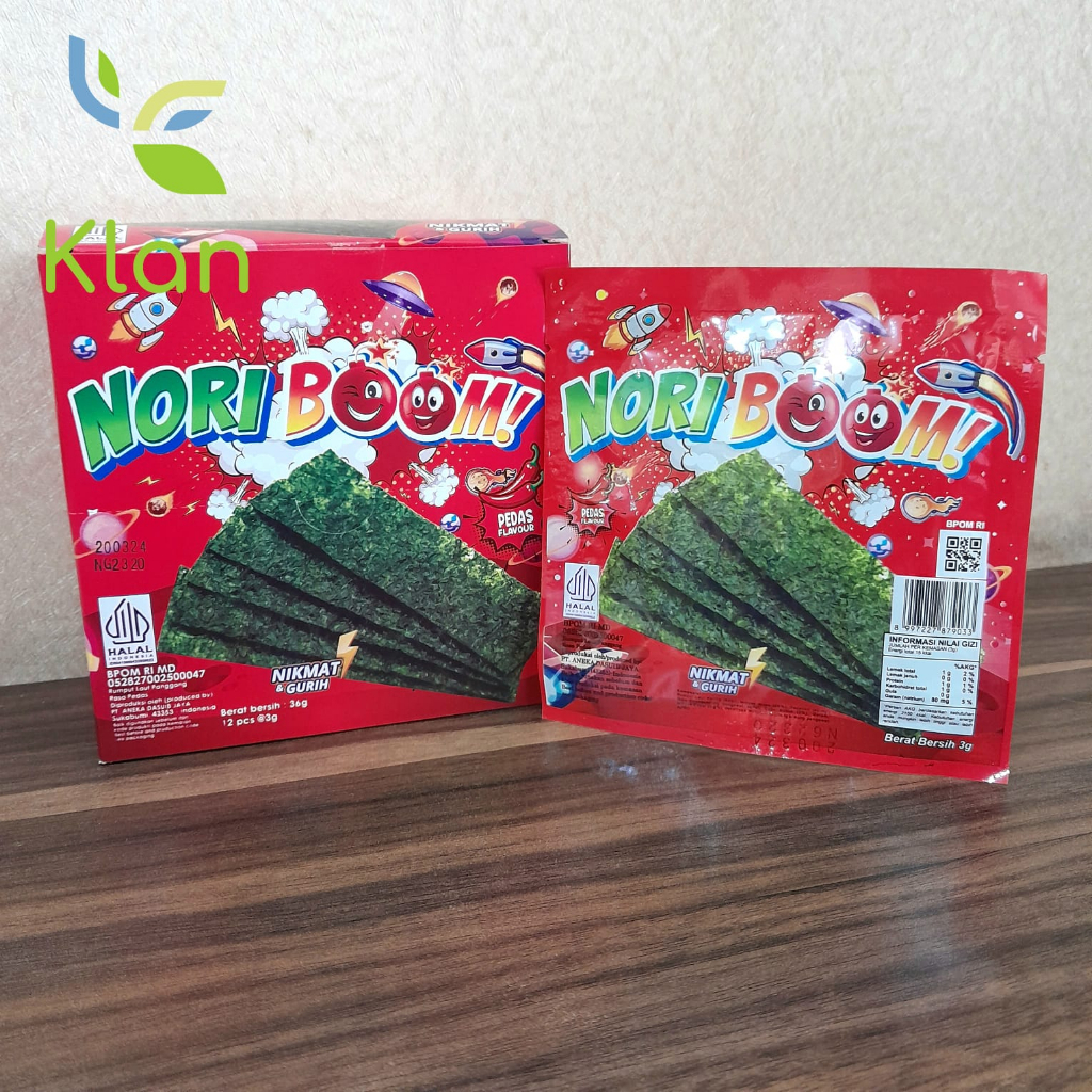 Jual NORI SACHET RASA SPICY/NORIBOOM RASA SPICY 3GR/NORI/RUMPUT LAUT ...