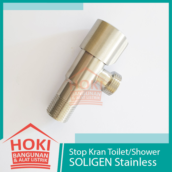 Jual STOP KRAN TOILET SOLIGEN 1/2" / STOPKRAN KERAN JET SHOWER ...