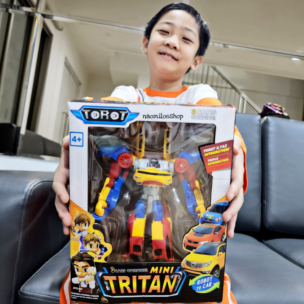 Jual Tritan mainan robot tritan 3in1 UK 28CM Mainan Mobil Mobilan Bisa ...
