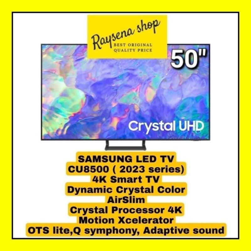 Jual SAMSUNG SMART TV 50 INCH 50CU8500 / UA50CU8500 4K SMART TV NEW 2023 | Shopee Indonesia