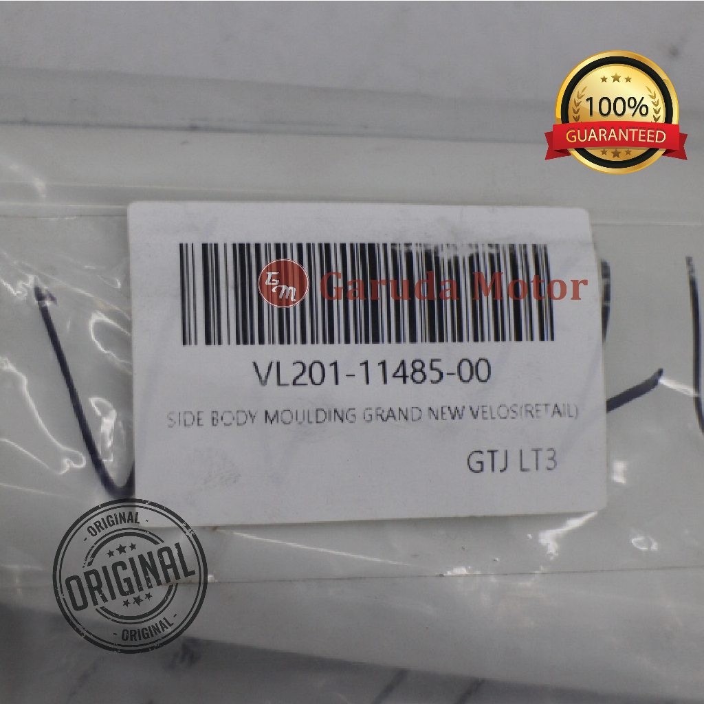 Jual VL201-11485-00 SIDE BODY MOULDING GRAND NEW VELOS (RETAIL) | Shopee Indonesia