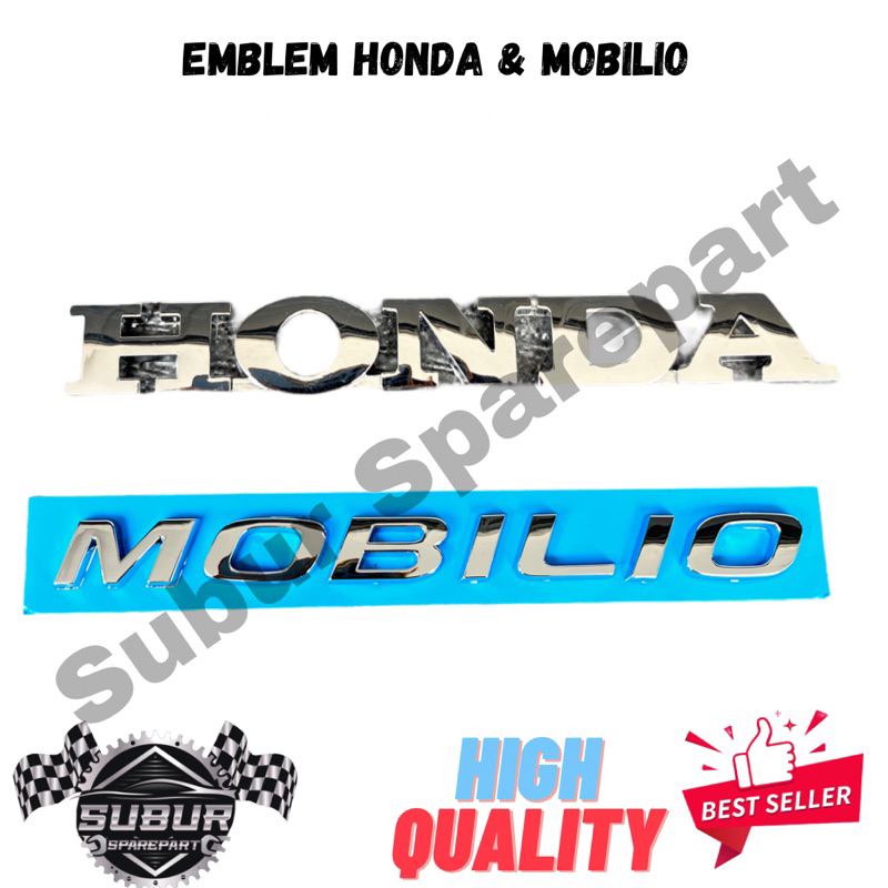 Jual Logo Emblem Bagasi Honda Mobilio (2 Pcs) | Shopee Indonesia
