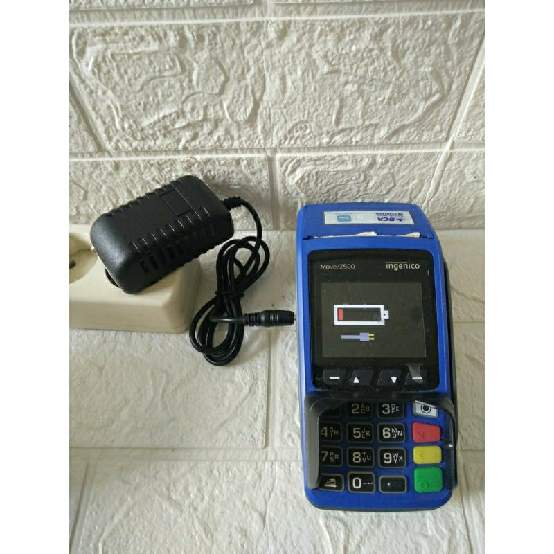 Jual Adaptor EDC BRI BCA Move 2500 / 3500 Atm Mandiri BNI Adaptor BriLink Charger ingenico 5V ...