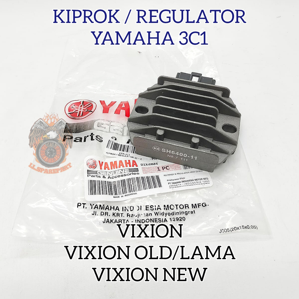 Jual KIPROK CIPROK REGULATOR YAMAHA 3C1 VIXION OLD NEW KUALITAS ASLI ...