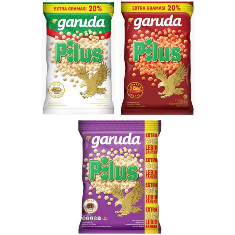 Jual Garuda snack Pilus rasa Mie goreng Rendang sapi pedas | Shopee ...