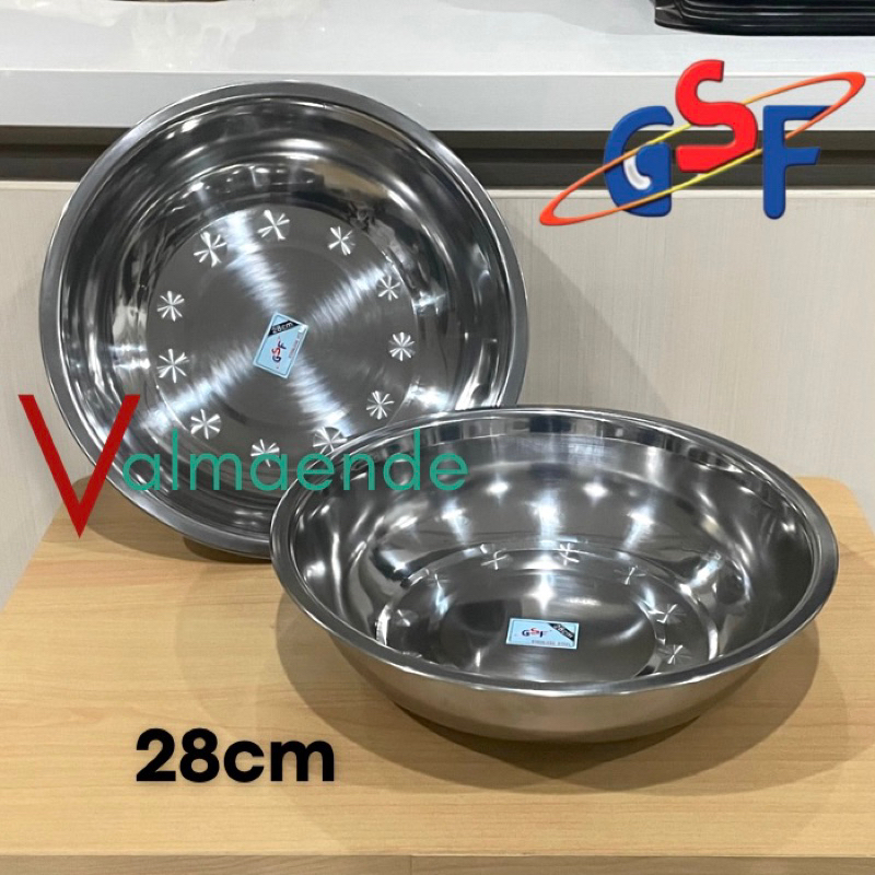 Jual Mangkok Baskom Stainless Serbaguna GSF 3332 3328 Free Packing ...