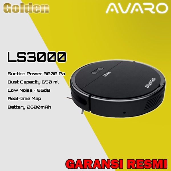 Jual AVARO LS3000 Robot Robotic Vacuum Cleaner Vacum Cleaner Garansi ...