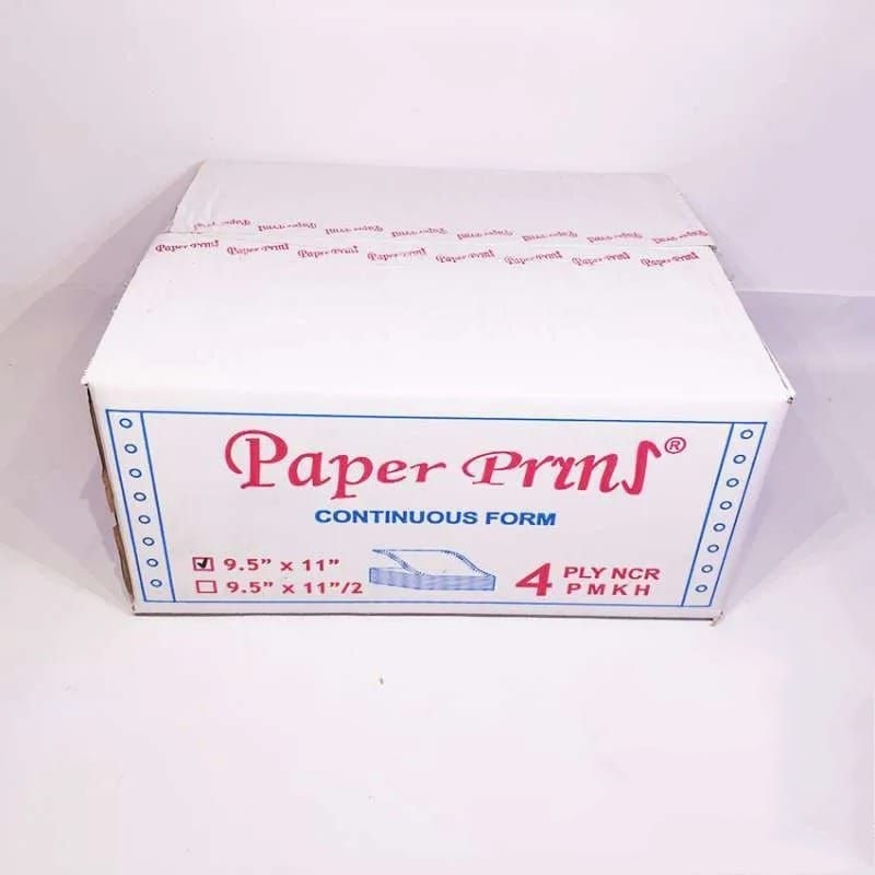 Jual Kertas komputer continuous form 4ply 9.5X11" utuh atau bagi 2 ...
