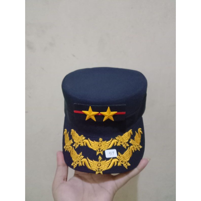 Jual Topi Pet Komando TNI AU Pati + Pangkat Logam | Shopee Indonesia