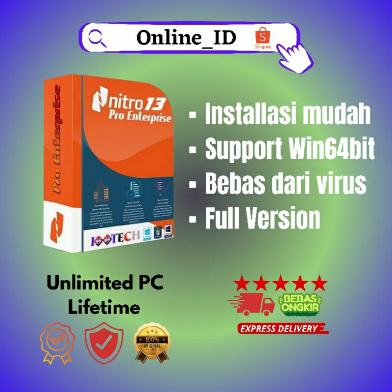 Jual Nitro Pro 13 for windows 64bit Nitro Pdf Pro 13.70.4 Full Version ...