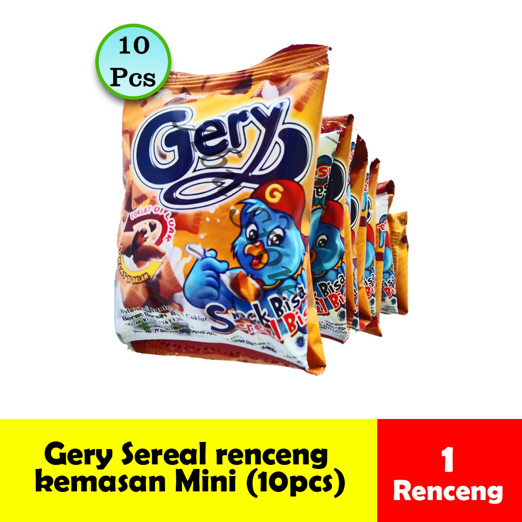 Jual Gery Sereal Kemasan Renceng mini isi 10 pcs By Garuda Food Snack ...