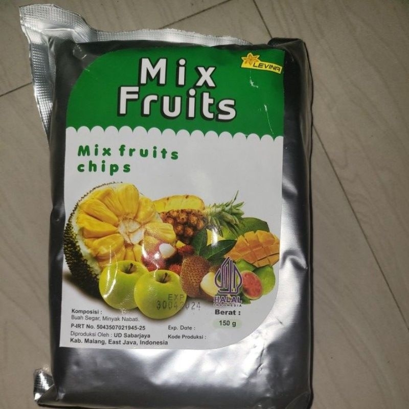 Jual KERIPIK BUAH MIX SAYUR CAMPUR 65G 75G 100G 150G FOIL SNACK SEHAT ...