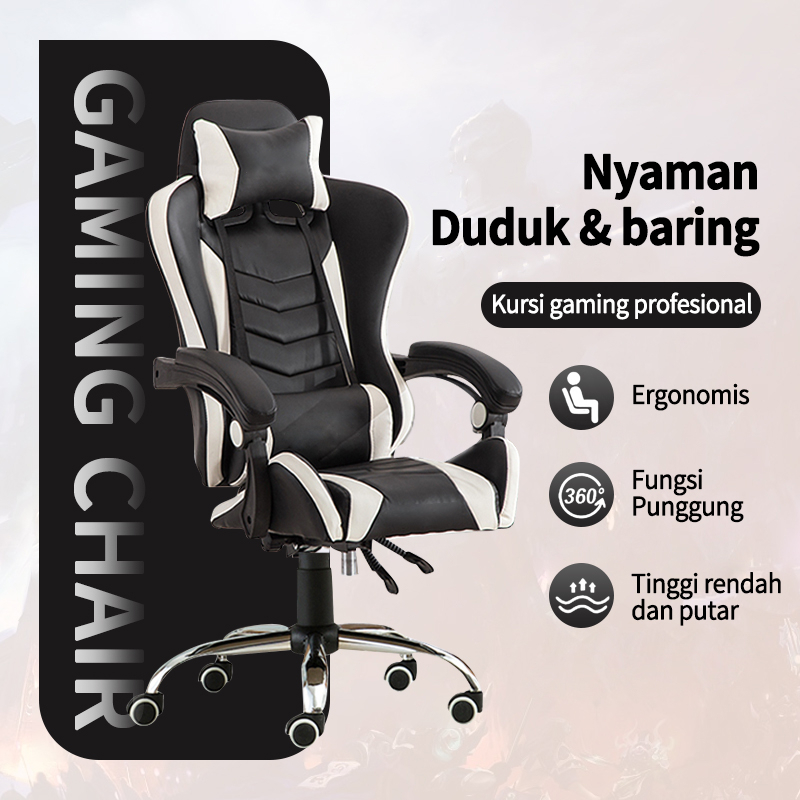 Jual Kursi Gaming/ Gaming Chair / Kursi Santai Kursi Gamers / Kursi Gamer / Kursui Putar / Kursi ...