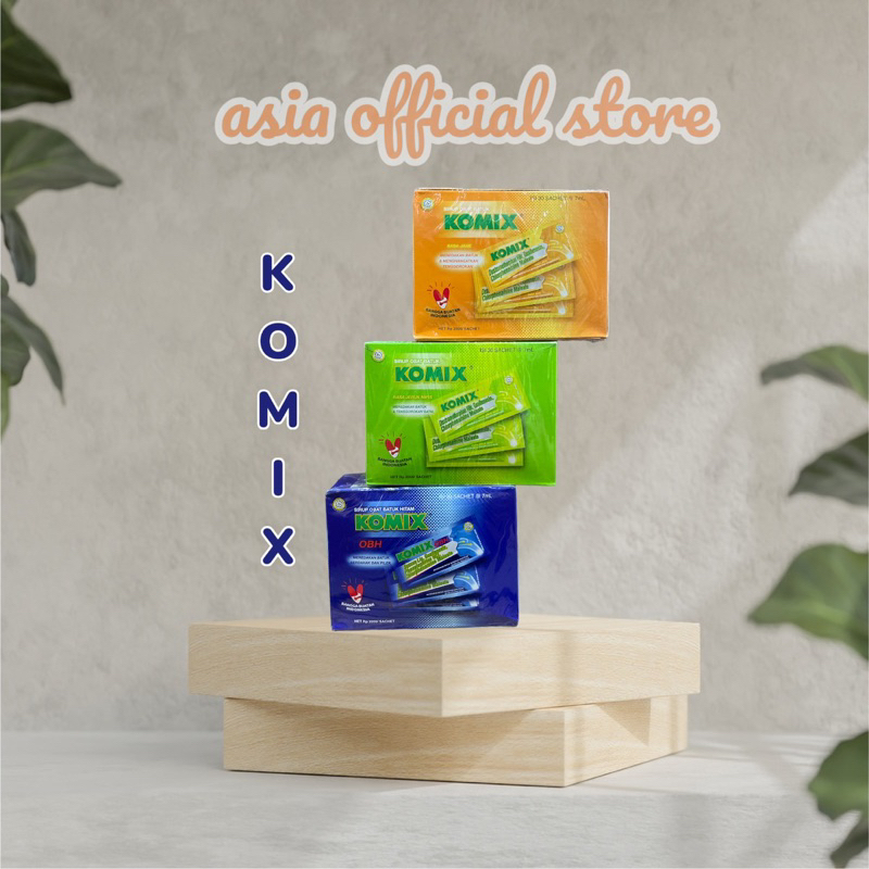 Jual Komix Sirup Obat Batuk All Varian Isi 30 Sachet ( 1 Box ) | Shopee ...