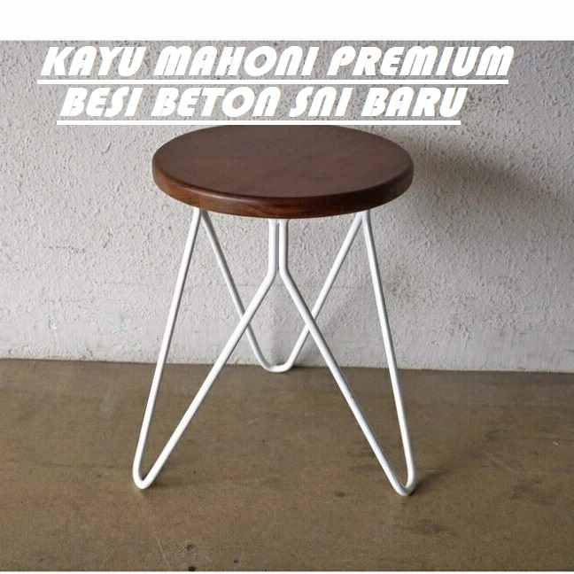 Jual TINGGI 45 CM/BANGKU CAFE/KURSI CAFE/BANGKU KAYU/BANGKU CAFE ...