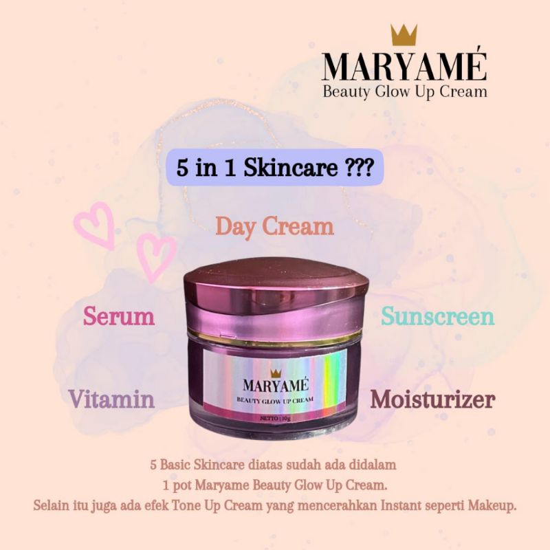 Jual Maryame Beauty Glow Up Cream Original Cream Ajaib | Shopee Indonesia