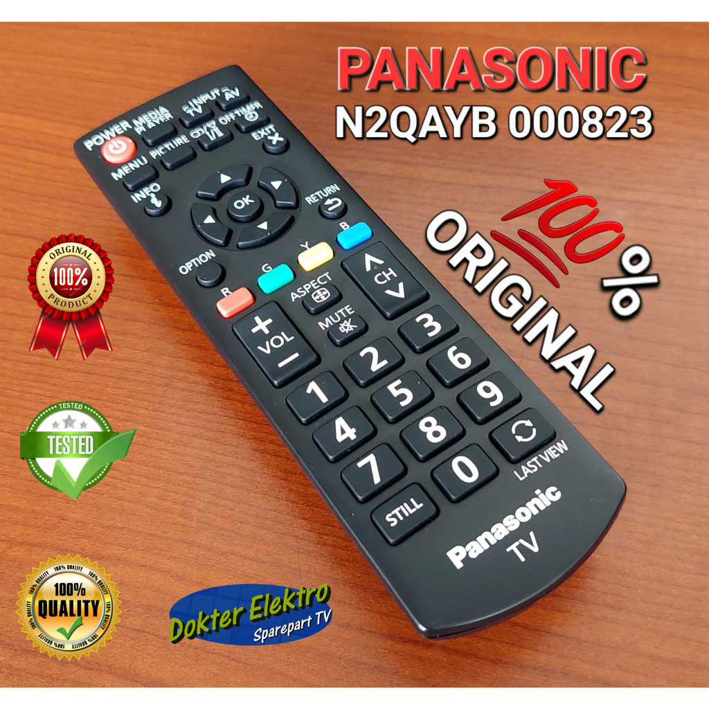 Jual REMOTE TV PANASONIC TH-43D305G N2QAYB ORIGINAL | Shopee Indonesia