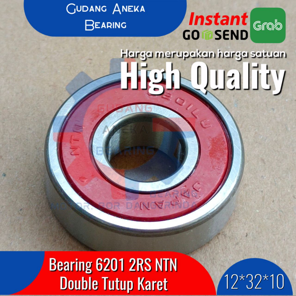 Jual Bearing 6201 2RS NTN Tutup Karet High Quality | Shopee Indonesia