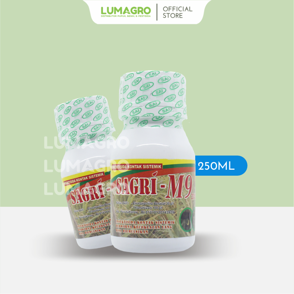 Jual Insektisida Sagri M9 250ml Emamectin Tiametoksam Pengendali Hama ...