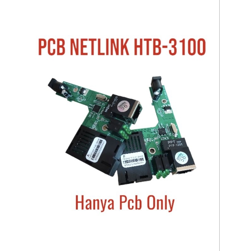Jual PCB BOARD SAJA NETLINK HTB 3100 SINGLE MODE FIBER OPTIK ETHERNET ...