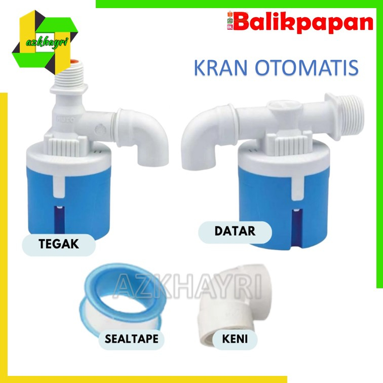 Jual Kran Otomatis Bak Mandi 1/2 3/4 Inch Keran Tandon Air Pelampung ...