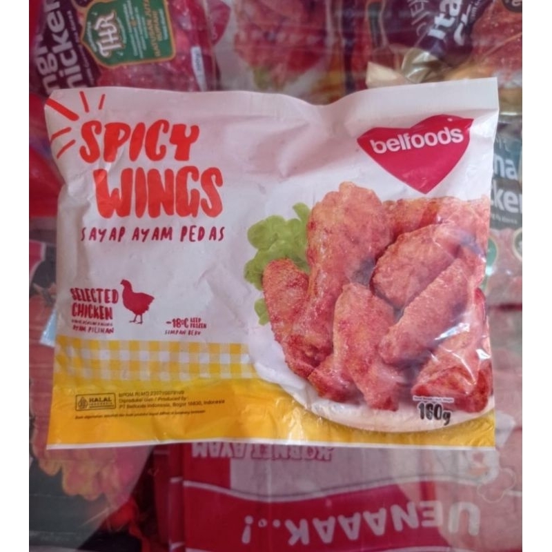 Jual BELFOODS Spicy Wings 160 gr | Shopee Indonesia