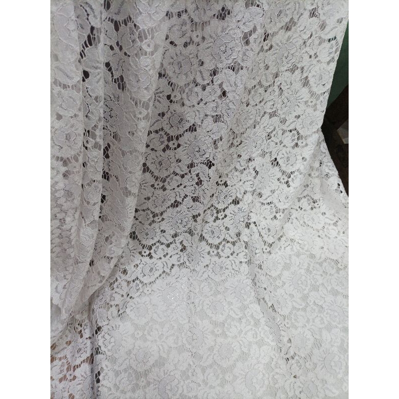 Jual kain renda brokat meteran bidang besar (HARGA PER 0,5 METER ...