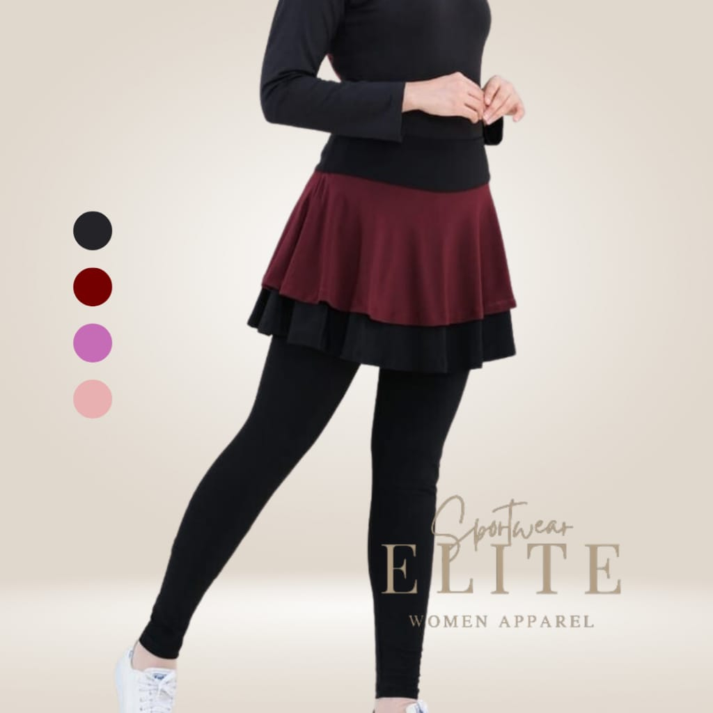 Jual AZZA SportWear - NEW ARRIVALS Legging Double Skirt MOURA | Hight ...