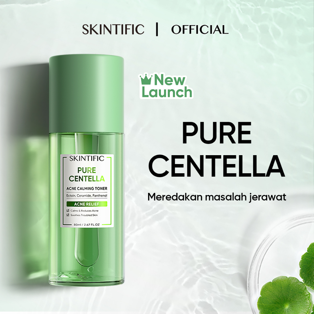 Jual SKINTIFIC Toner Cica Pure Centella Acne Calming Toner Anti Acne ...