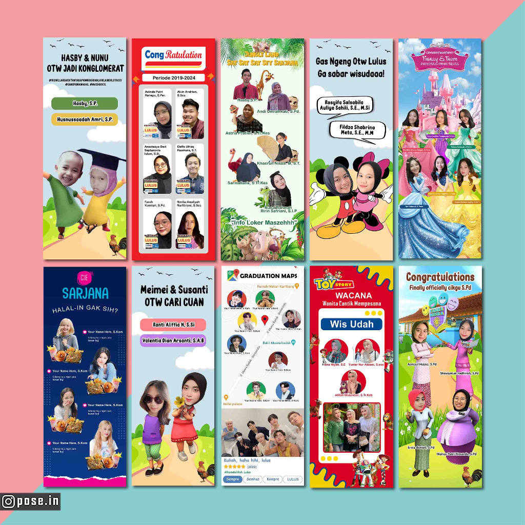 Jual JASA EDIT BANNER WISUDA KOMPRE SOFTFILE | Shopee Indonesia