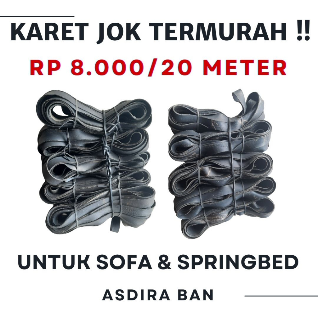 Jual Tali Ban | Karet Ban Untuk Jok Sofa Kursi (20 Meter) Termurah ...
