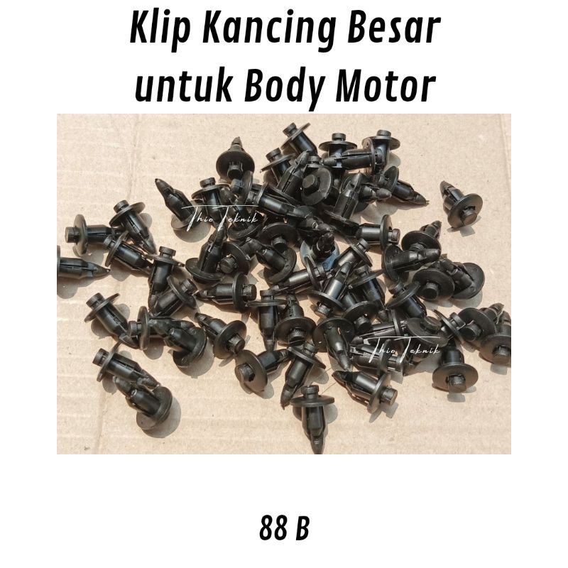 Jual Klip Kancing Body Motor Klip Rivet Besar untuk Body Motor | Shopee ...