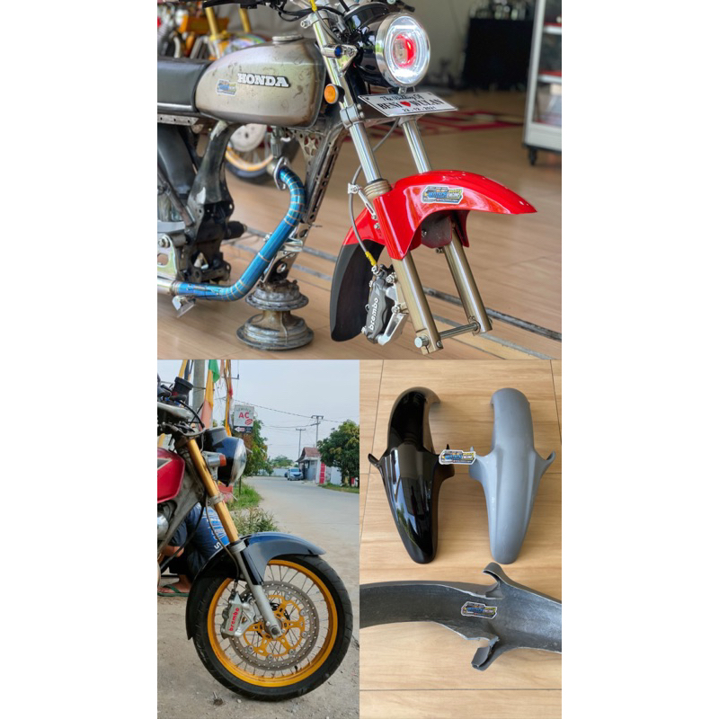 Jual Slebor Depan Leo Star bahan fiber pnp Shock depan Ninja, Vixion ...