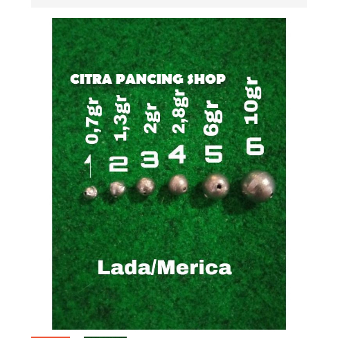 Jual Timah Pancing Per 100gram / Pemberat Pancing Bulat / Ladah 100gram ...