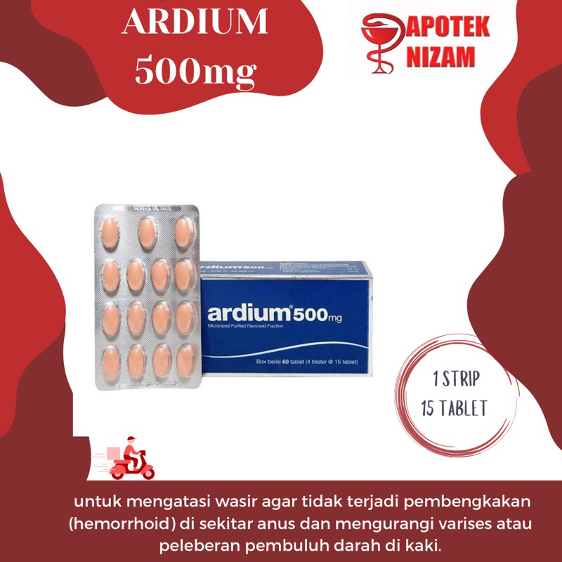 Jual ARDIUM 500 MG STRIP 15 TABLET | Shopee Indonesia